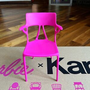 Mattel | Accents | Barbie X Kartell Set Of 5 Dollsized Designer Chair ...